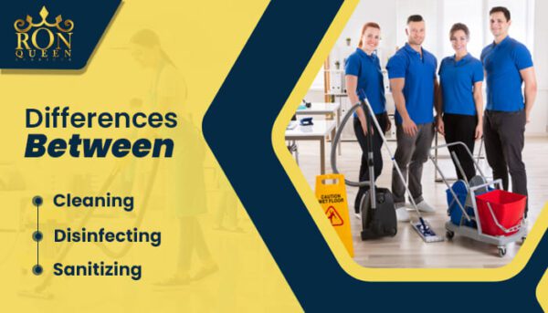 Differences between Cleaning, Disinfecting and Sanitizing - Ron Queen Services